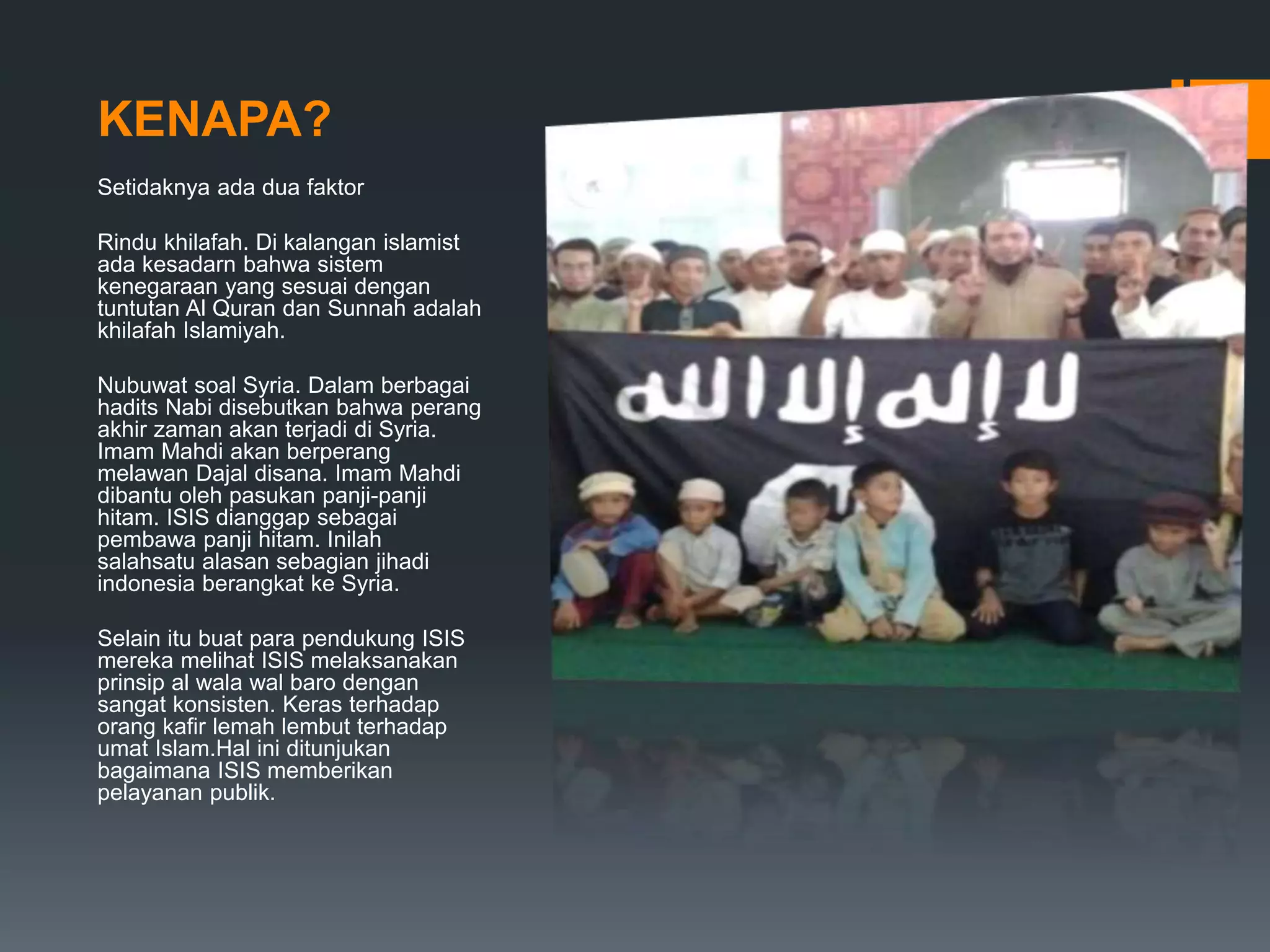 Presentasi isis di indonesia | PPSX
