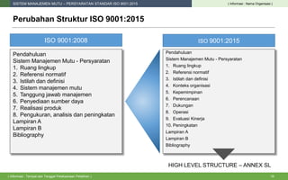 Presentasi iso 9001 2015 pendahuluan | PDF