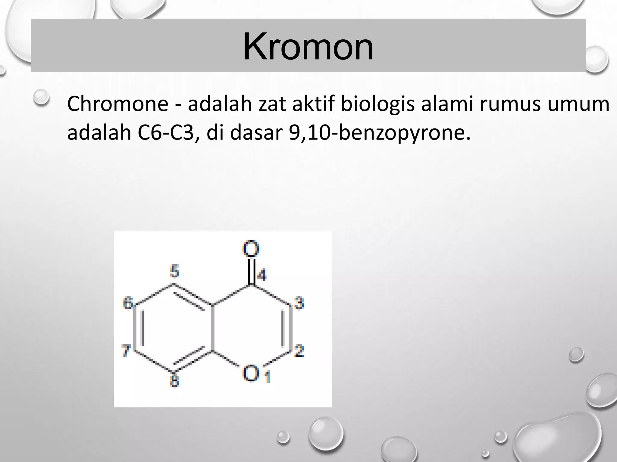 Presentasi isolasi senyawa kromon | PPTX
