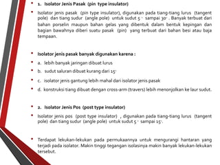 PPT ISOLASI JARINGAN DISTRIBUSI | PPTX