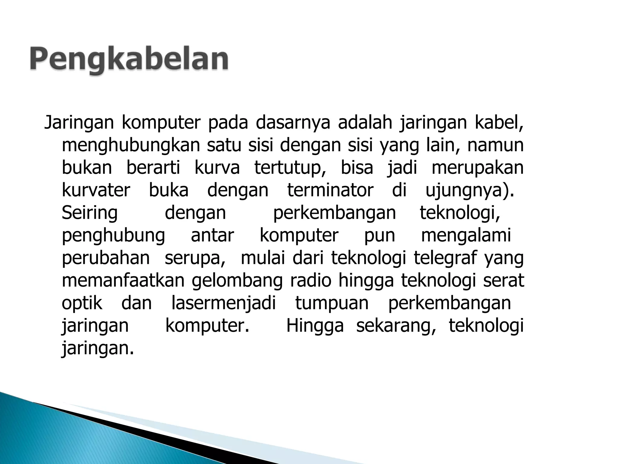 Presentasi jaringan komputer | PPT