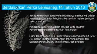 Presentasi jaring pengaman sandi untuk mendukung spbe 29042019 rev2 | PPTX
