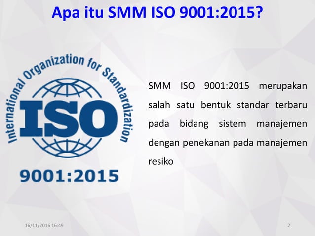 Sistem Manajemen Mutu ISO 9001:2015 | PDF