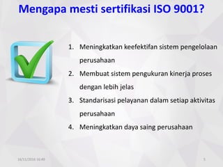 Sistem Manajemen Mutu ISO 9001:2015 | PDF