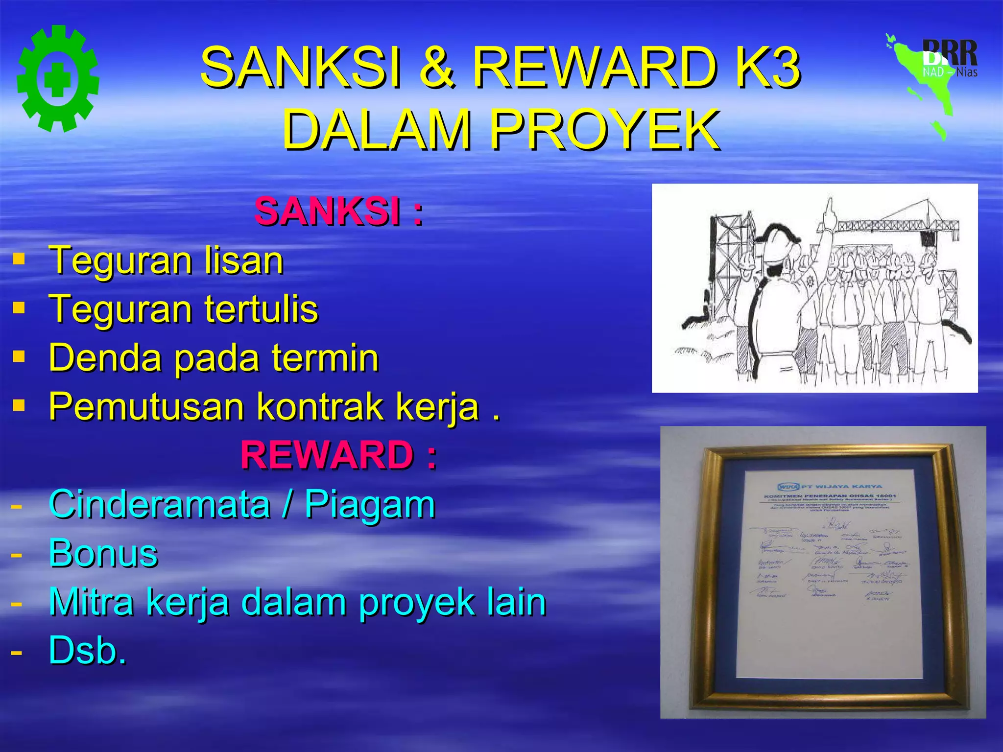Presentasi K3 Proyek. | PPT