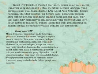 Presentasi kabel | PPTX