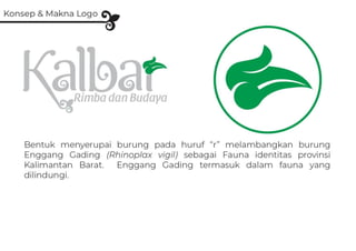 Presentasi Logo dalam Kontes Kalbar Branding Challenge | PDF