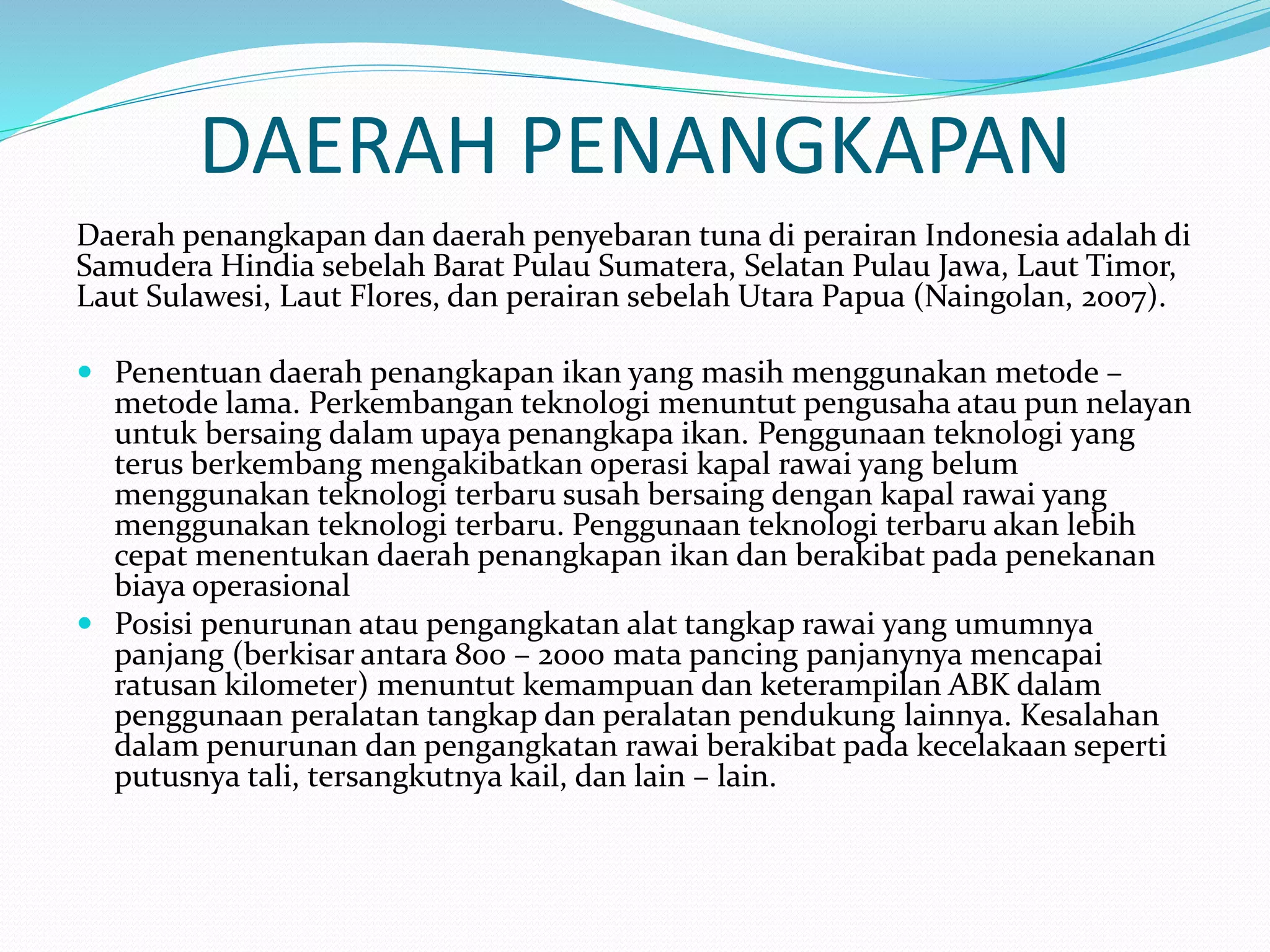 Presentasi kapal ikan tuna long line | PPTX