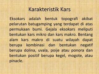 Presentasi karst | PPTX