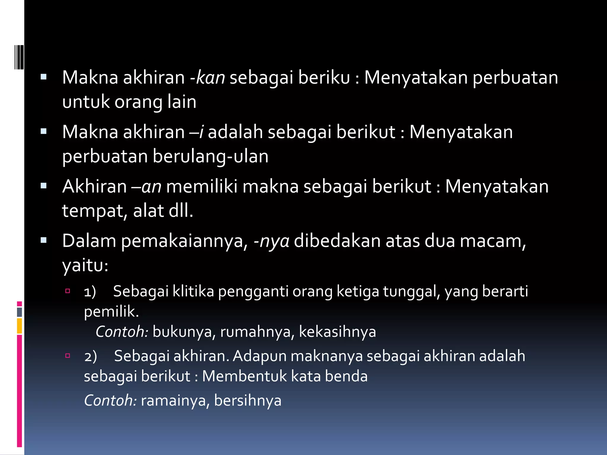 Presentasi kata berimbuhan.... | PPTX