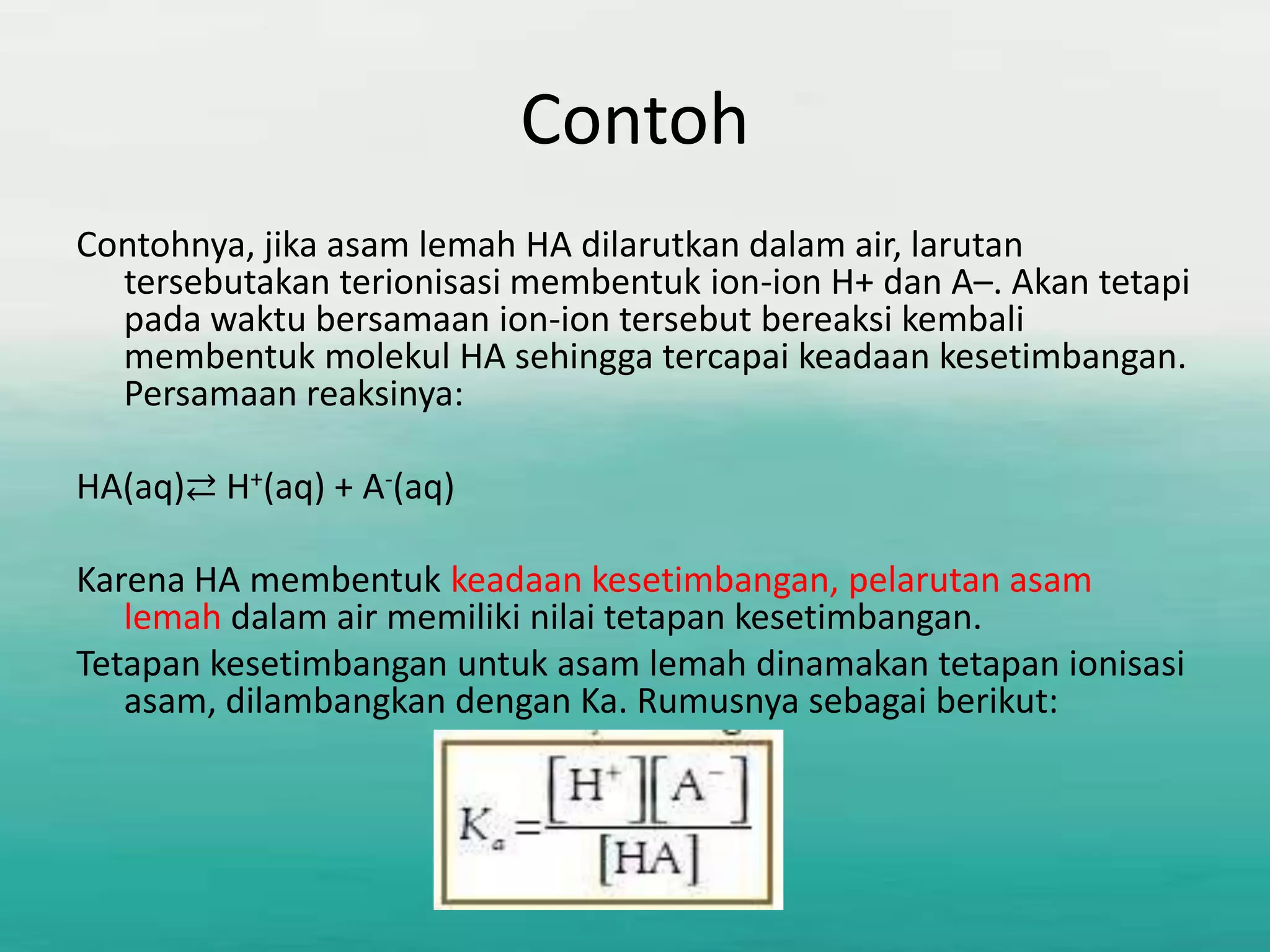 Kekuatan Asam Basa dan pH Larutan (Kimia Kelas XI) | PPTX
