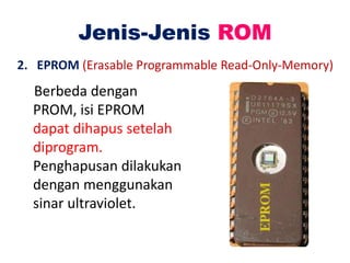 Memori Internal : RAM dan ROM | PPTX