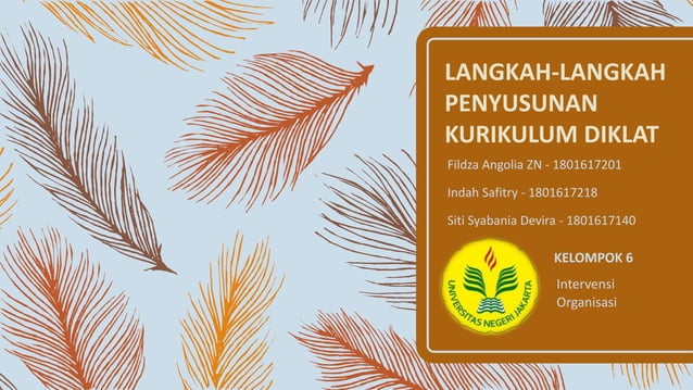 Penyusunan Kurikulum dalam Pelatihan | PPTX