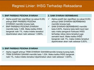 Analisis Kinerja Reksadana Saham Syariah Menggunakan Metode Sharpe, Treynor, Jensen, Information ...