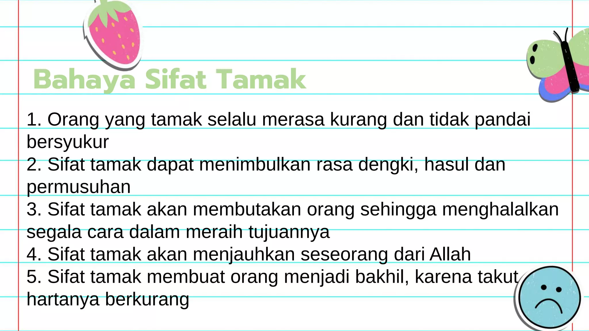presentasi perbuatan tercela akidah akhlak | PPTX