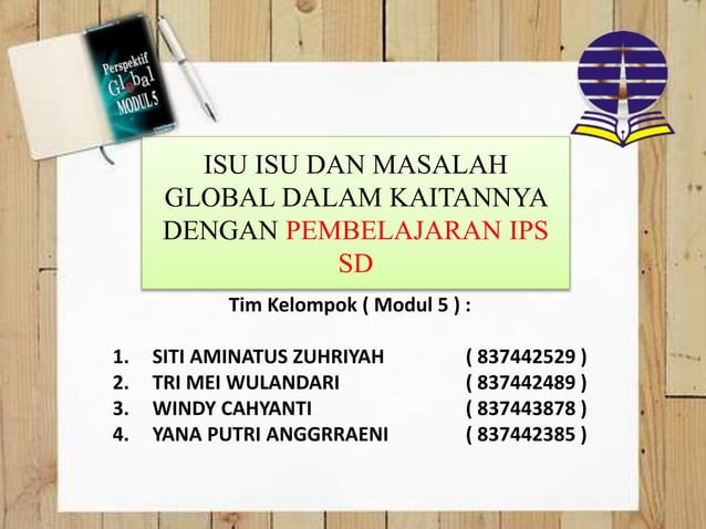 Presentasi Kelompok 5 -Isu - Isu Dan Masalah Gobal Dalam Kaitannya ...