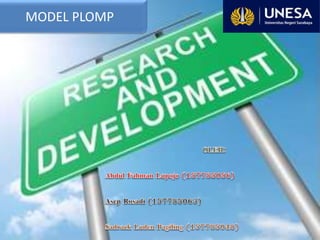 Presentasi penelitian pengembangan plomp | PPTX