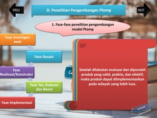 Presentasi penelitian pengembangan plomp | PPTX