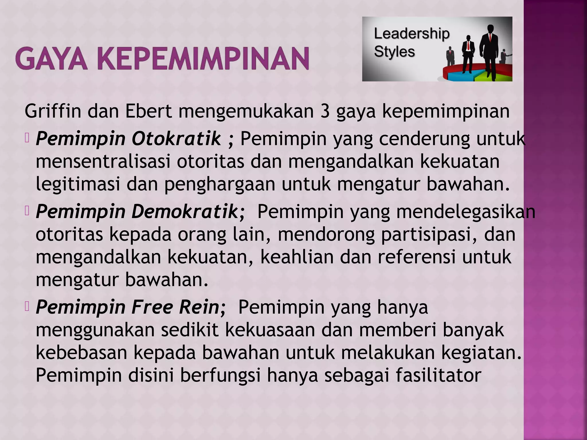 Presentasi kepemimpinan | PPT