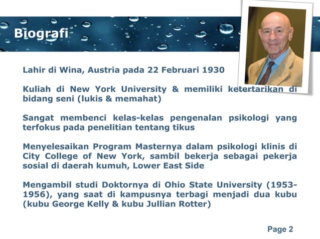 Presentasi kepribadian walter mischel | PPT