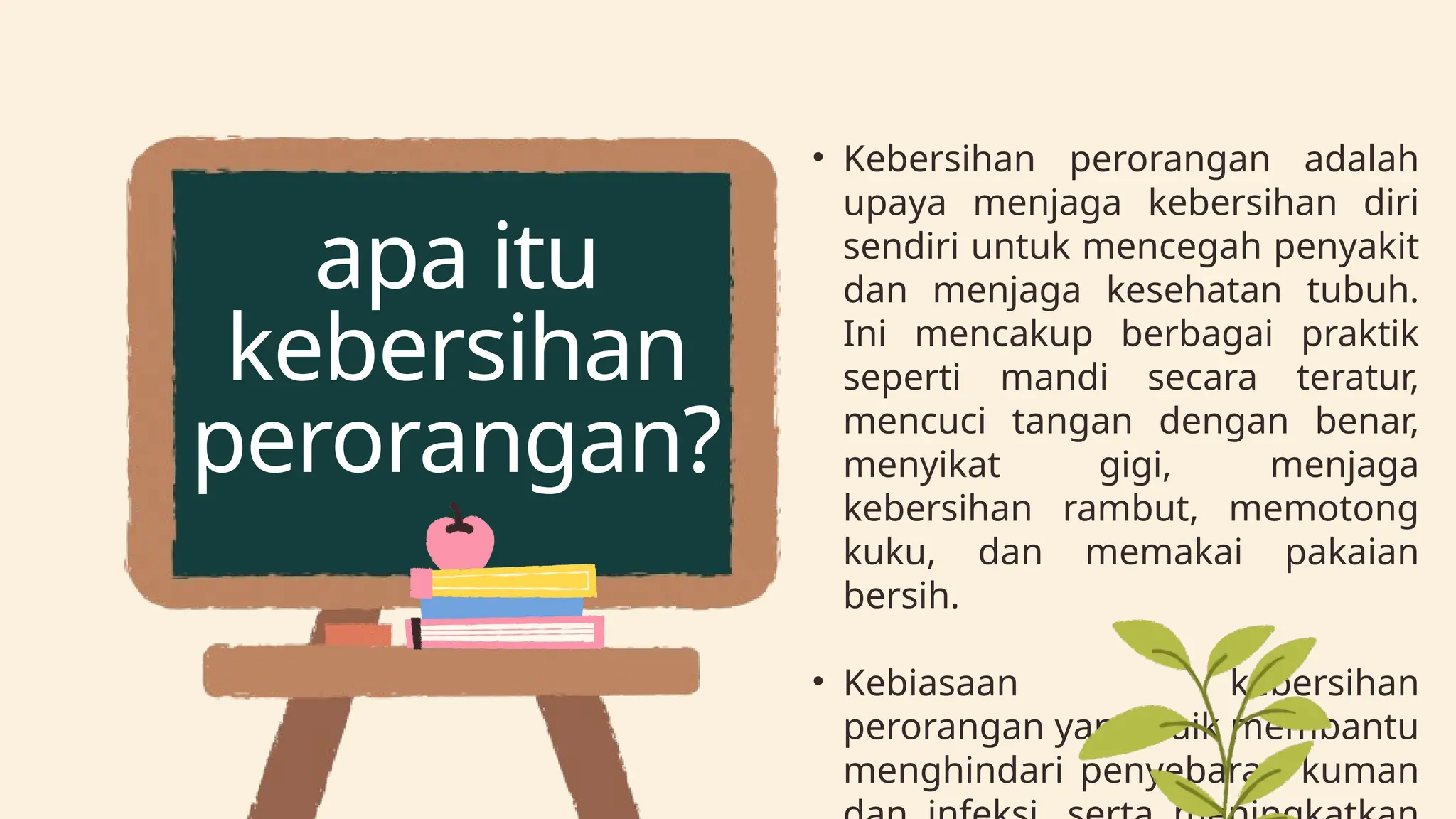 Presentasi Kesehatan mengenai kebersihan perorangan.pptx