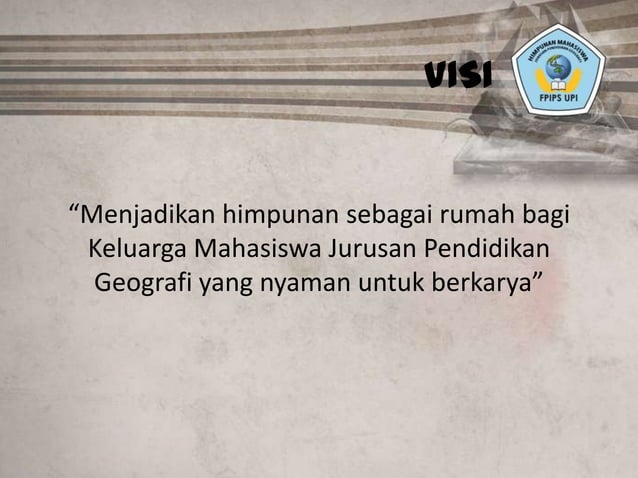 Presentasi Ketua HMJP Geografi | PPTX