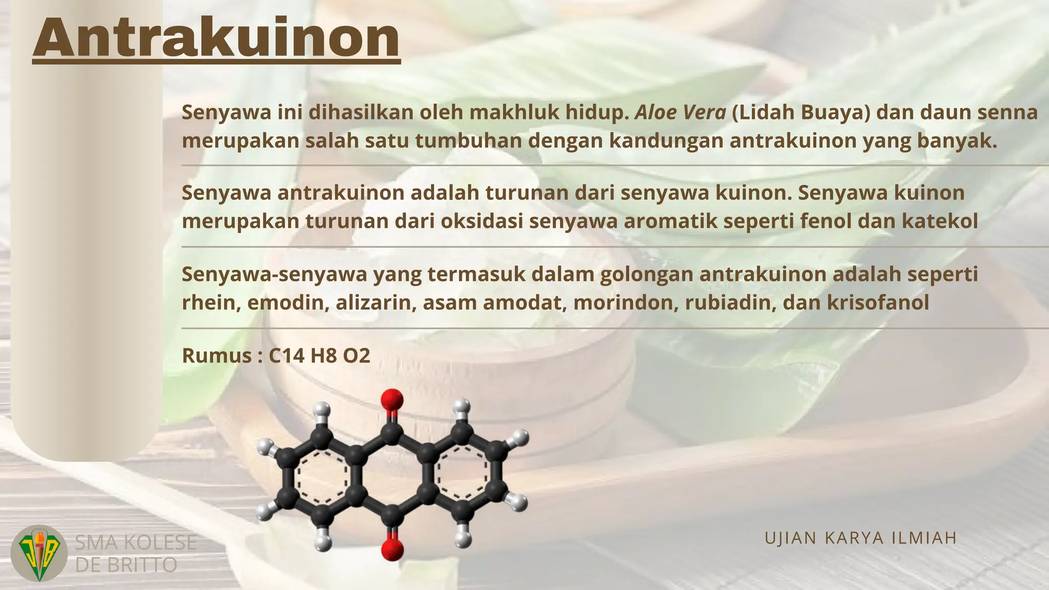 Perbandingan Penggunaan Ekstrak Lidah Buaya (Aloe Vera) dan Ekstrak ...
