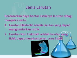 Daya hantar listrik larutan | PPTX