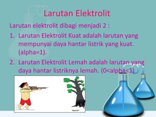 Daya hantar listrik larutan | PPTX