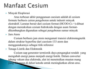 Presentasi Cesium | PPTX