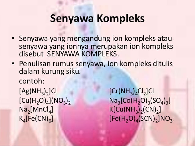 Presentasi kimia ion dan senyawa kompleks