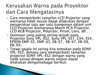 Presentasi KKPI - Proyektor LCD | PPTX