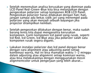 Presentasi KKPI - Proyektor LCD | PPTX