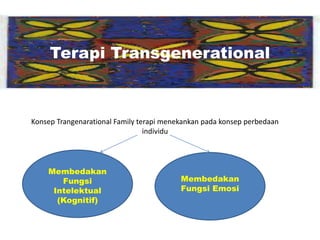Transgenerational Family Therapy | PPTX