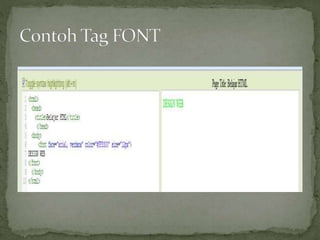 Presentasi konsep dasar html | PPTX