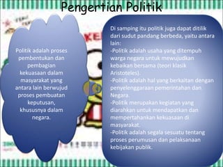 PRESENTASI KONSEP DASAR ILMU POLITIK DALAM KEPERAWATAN.ppt