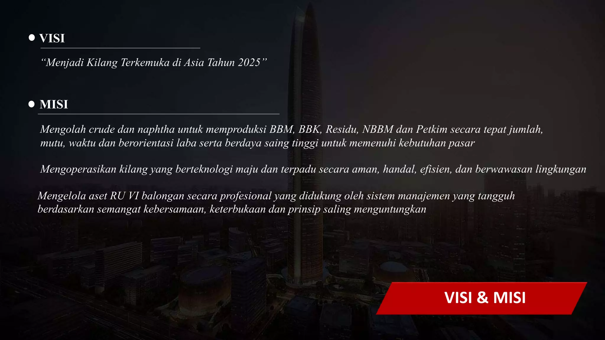 Presentasi KP Pertamina RU VI Balongan Indramayu | PPTX