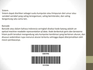 Presentasi KPST - Library Barcode | PPTX