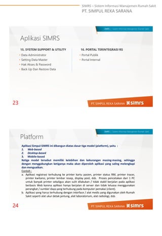 Kerjasama Operasional Implementasi SIMRS Terintegrasi | PDF