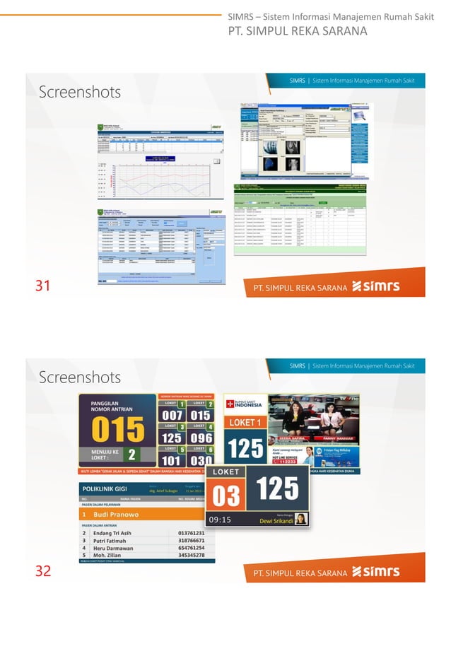 Kerjasama Operasional Implementasi SIMRS Terintegrasi | PDF