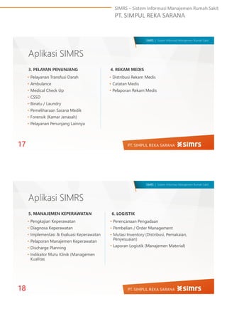 Kerjasama Operasional Implementasi SIMRS Terintegrasi | PDF