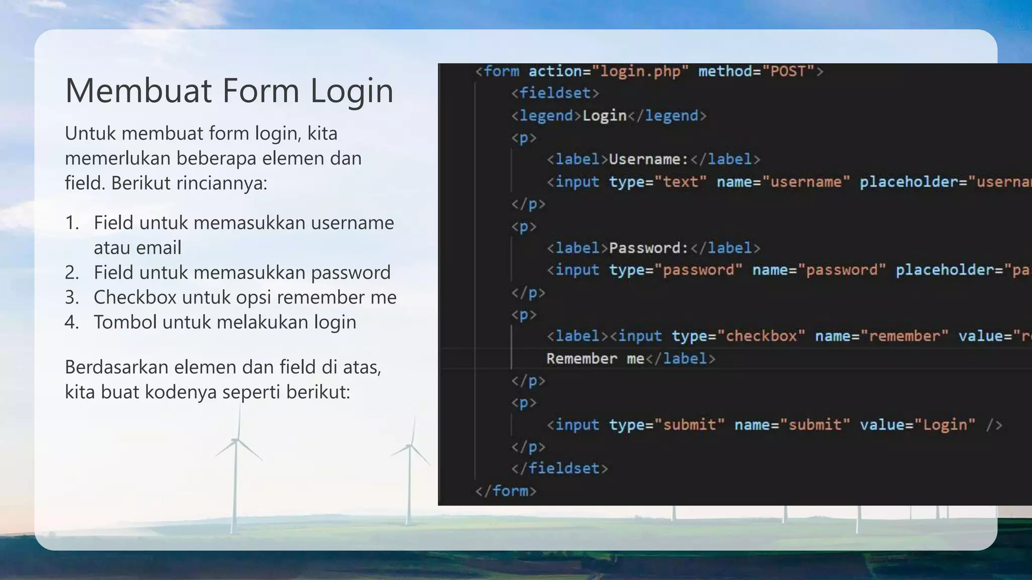 Membuat Form dengan tag HTML.ppt