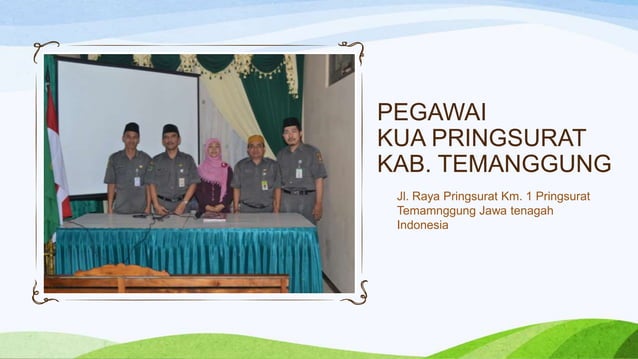 Presentasi kua pringsurat1 | PPT