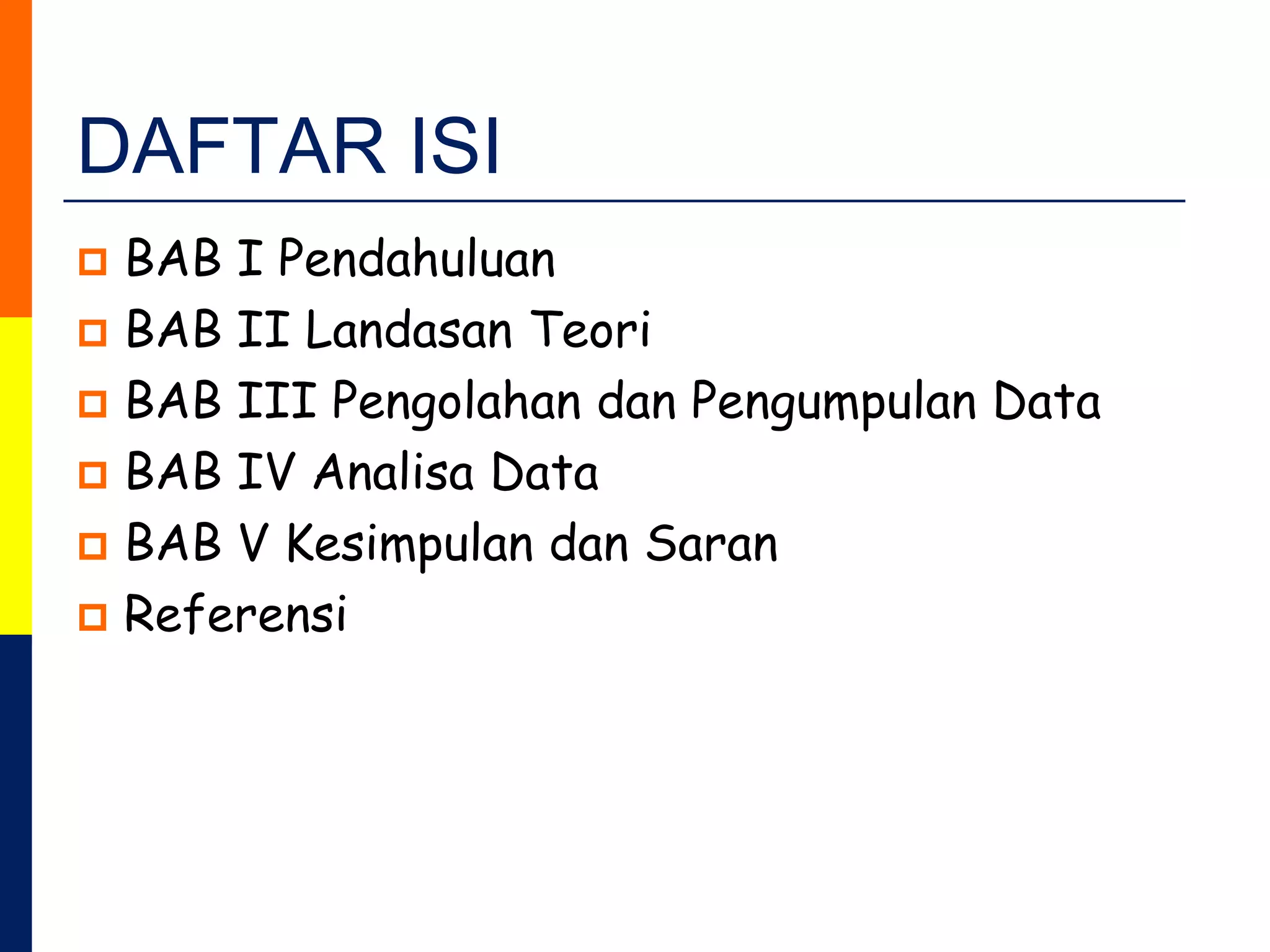 Presentasi lab statistik | PPTX