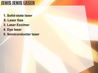 Presentasi laser gas | PPTX