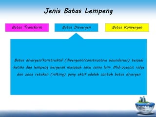 Presentasi lempeng tektonik | PPTX