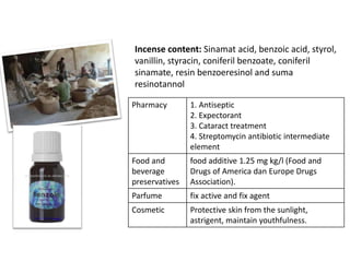 Litbang Kemenyan Toba (Styrax sumatrana) Unggul | PPT