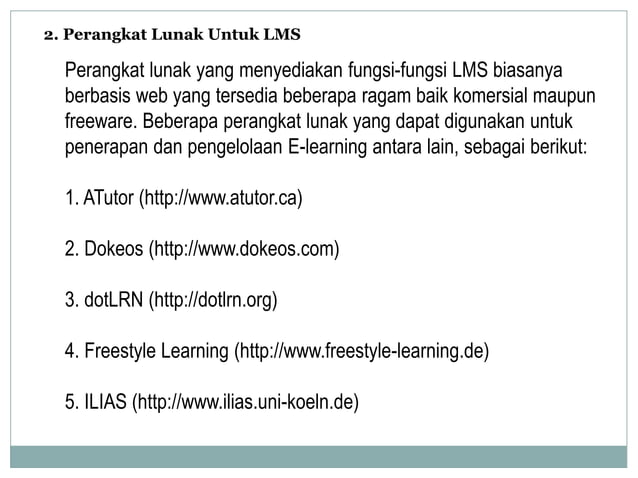Presentasi lms | PPT