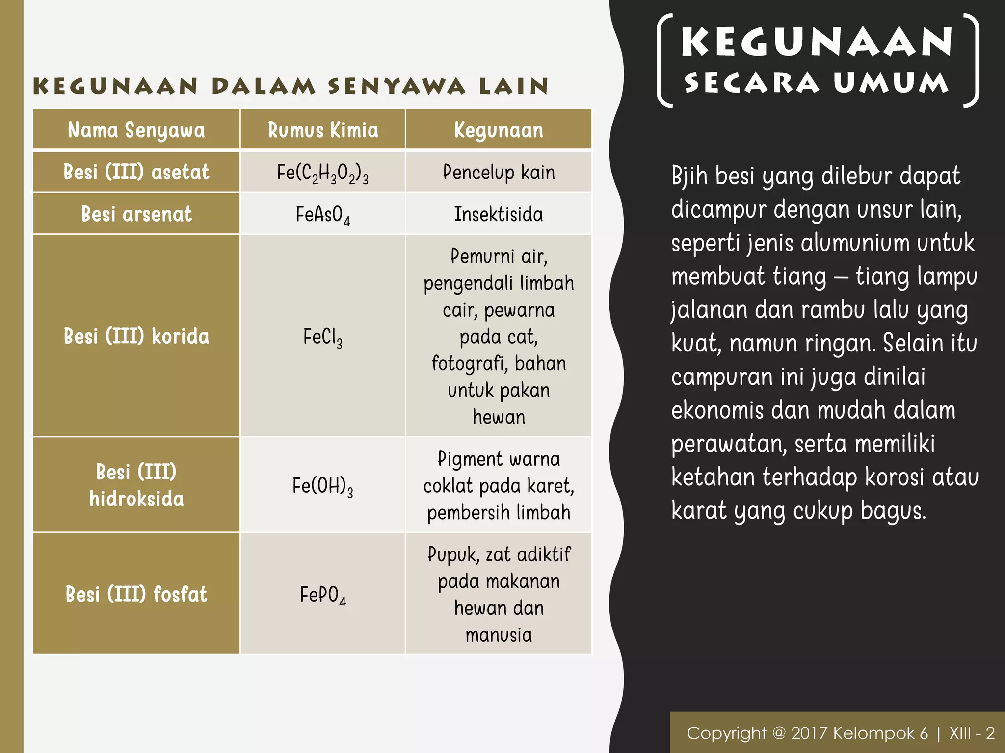 [Presentasi] Logam Besi (Fe) | PDF
