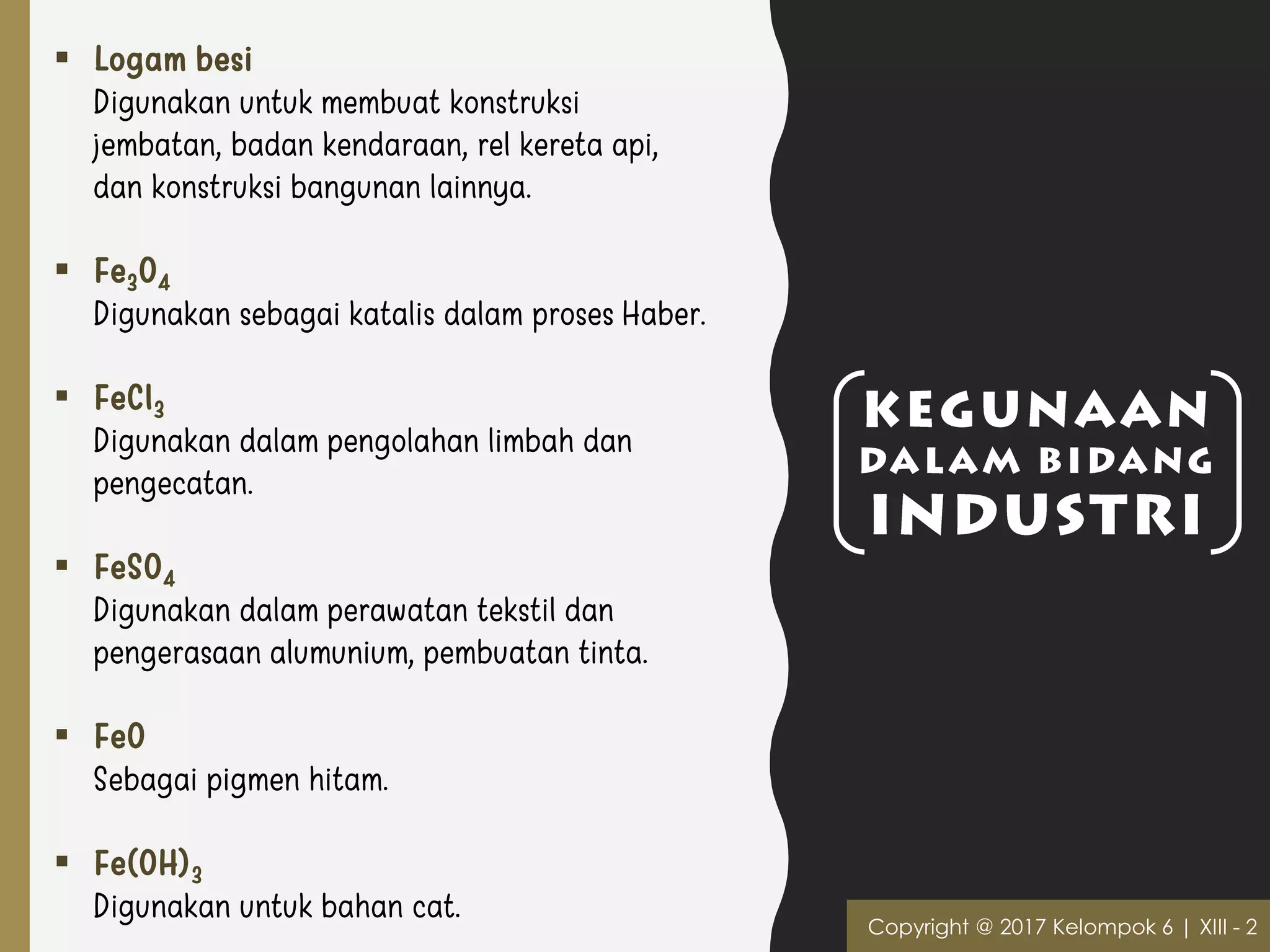 [Presentasi] Logam Besi (Fe) | PDF